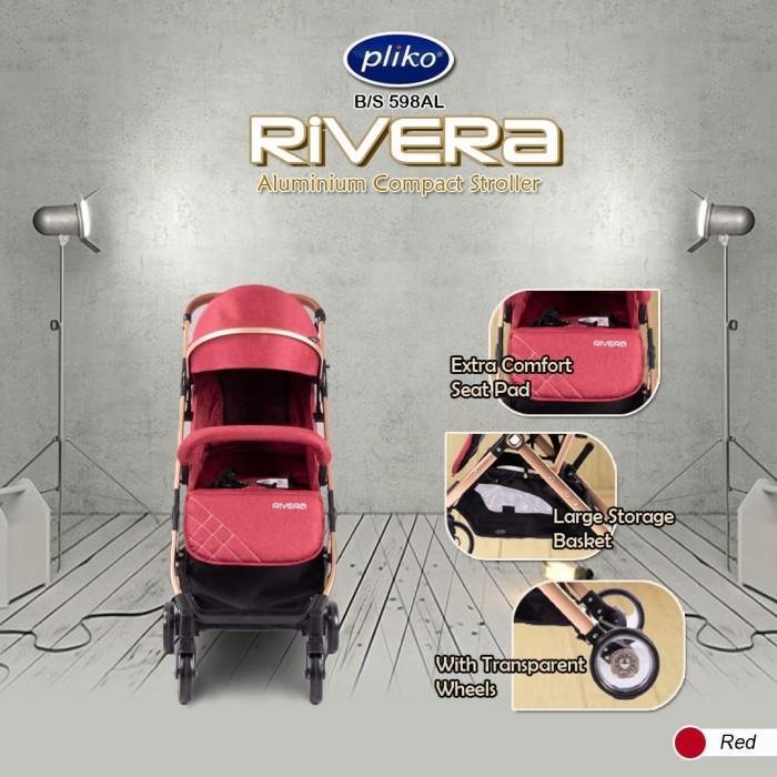 Tododo - PLIKO STROLLER RIVERA 598AL BROWN