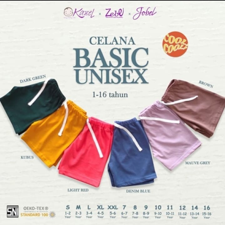 Tododo - JOBEL BASIC SHORT UNISEX KUBUS M