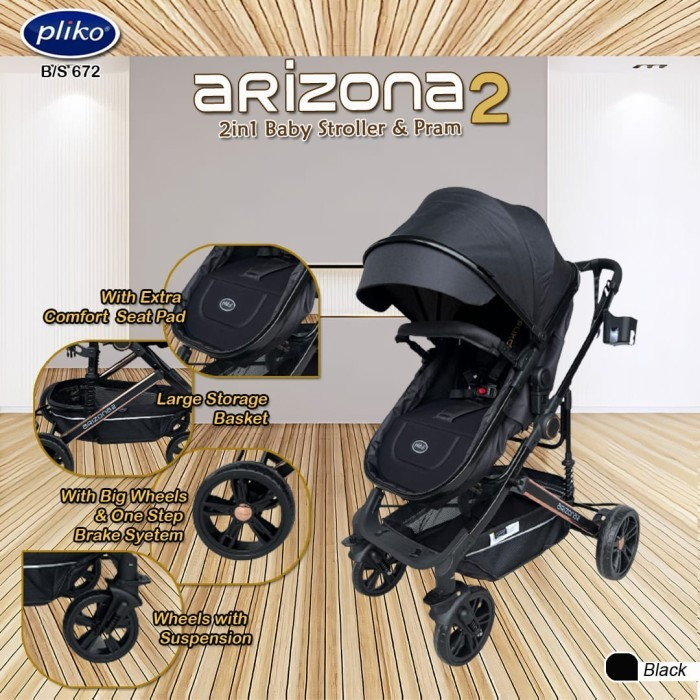 Tododo - PLIKO STROLLER ARIZONA 2 672 BLUE