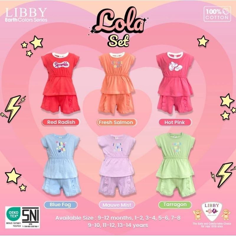 Tododo - LIBBY STELAN LOLA COTTON SET BLUE FOG 3-4Y