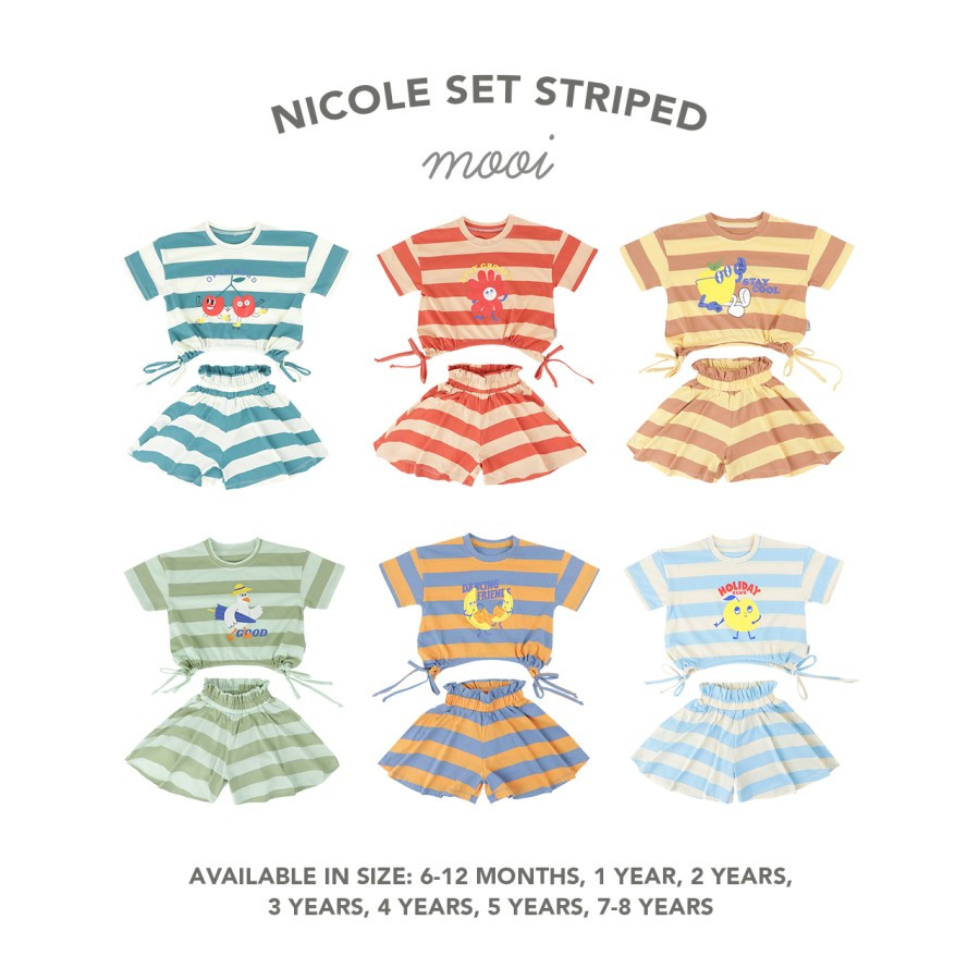 Tododo - MOOI NICOLE SET STRIPED 3Y