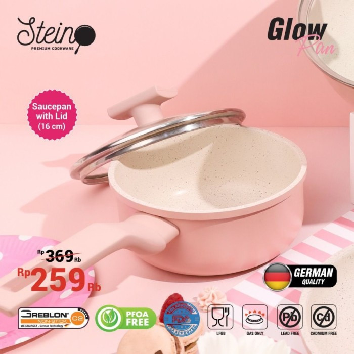 Tododo - STEIN GLOW PAN PINK SAUCEPAN STEIN