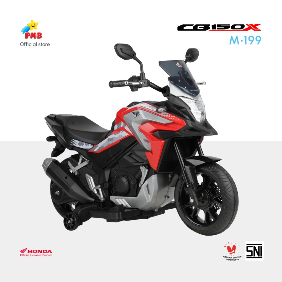 Tododo - PMB MOTOR AKI HONDA CB150X BLACK RED M199