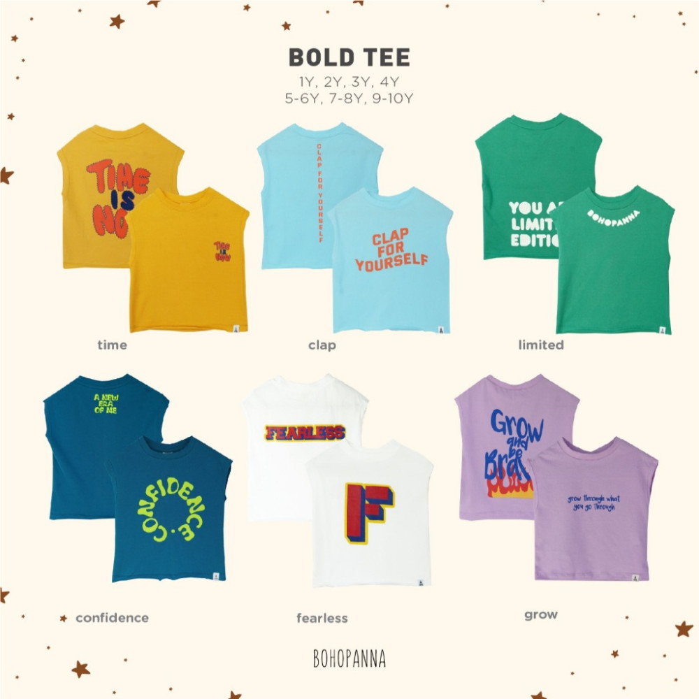 Tododo - BOHO BOLD TEE CONFIDENCE 4Y
