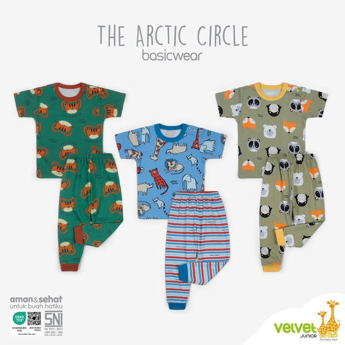 Tododo - VELVET STELAN KP PENDEK PANJANG XXL THE ARTIC CIRLCE 3PCS