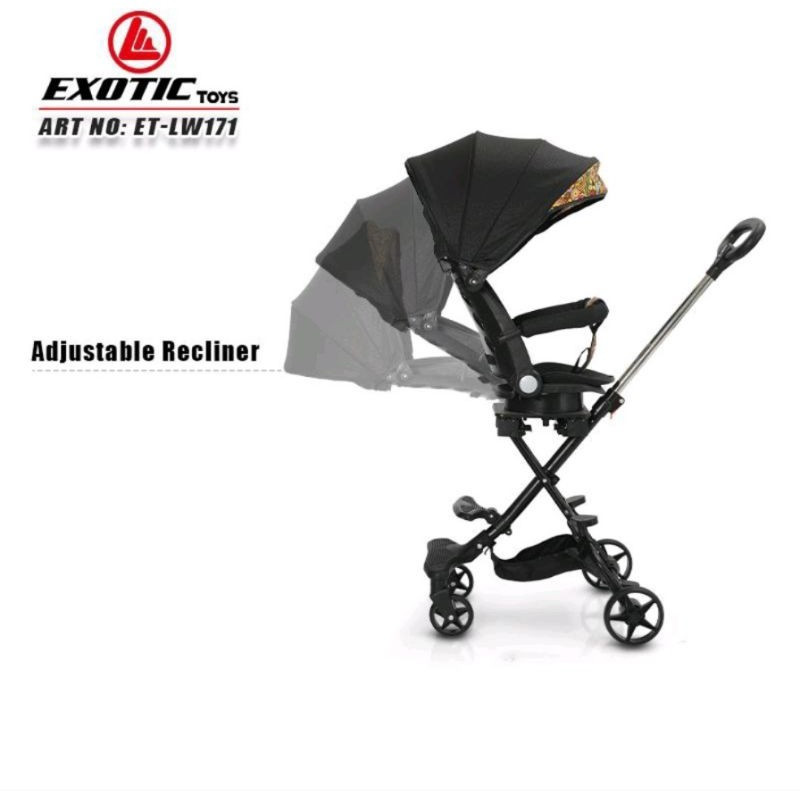 Tododo - EXOTIC STROLLER LW-171 GREY BATIK