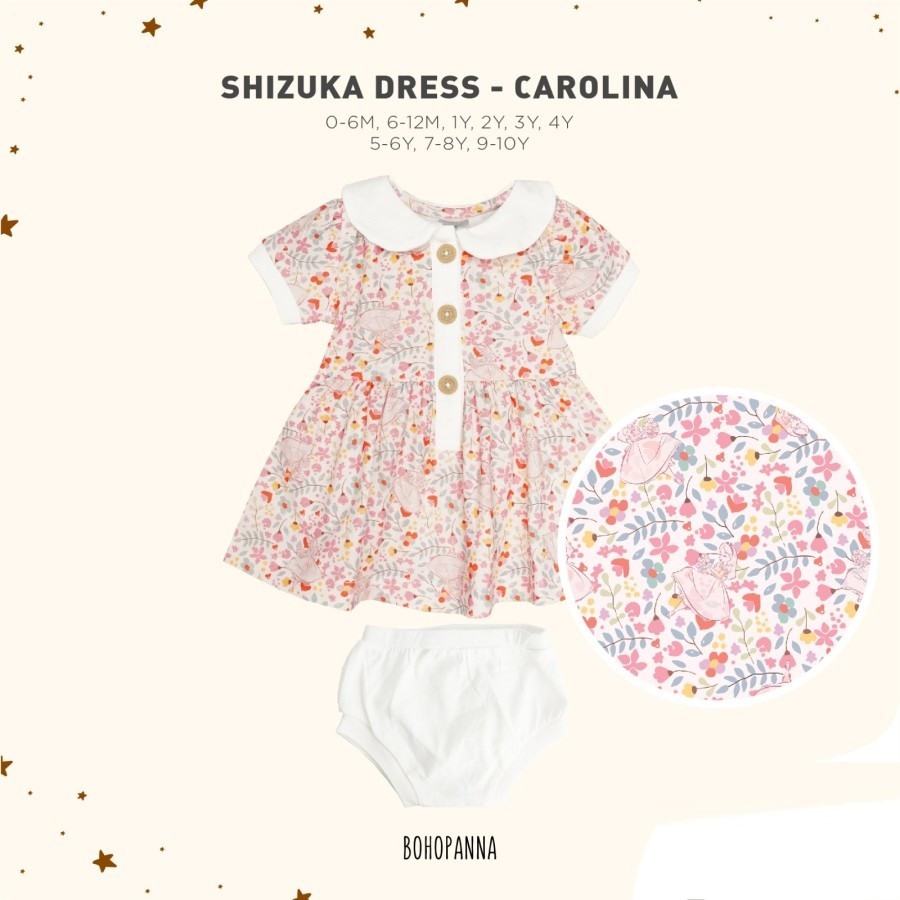 Tododo - BOHO SHIZUKA DRESS 4Y WILDFLOWER