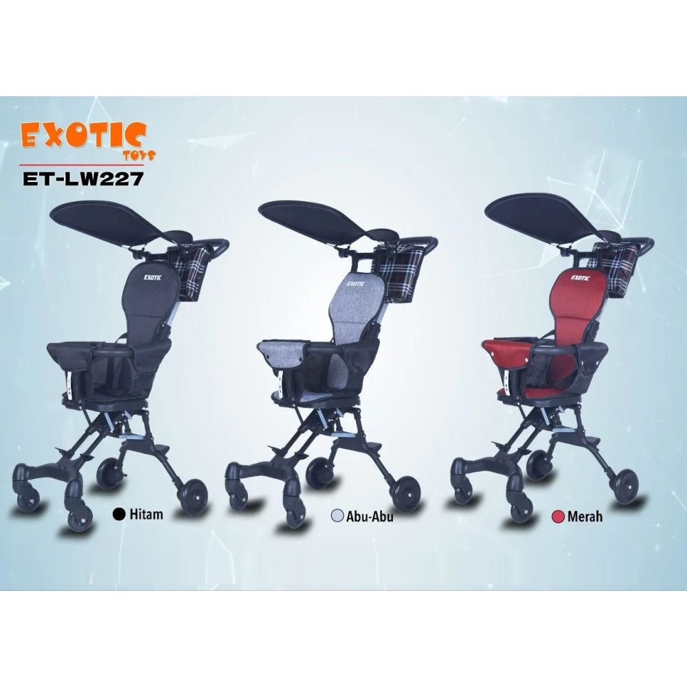 Tododo - EXOTIC MAGIC STROLLER ET-LW227 RED