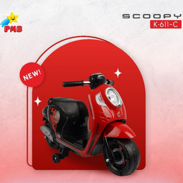 Tododo - PMB MOTOR AKI K611C HONDA SCOOPY RED