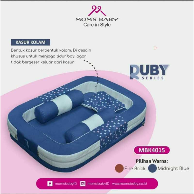 Tododo - MOM`S BABY KASUR BAYI SOFA + KELAMBU RUBY SERIES MBK4015