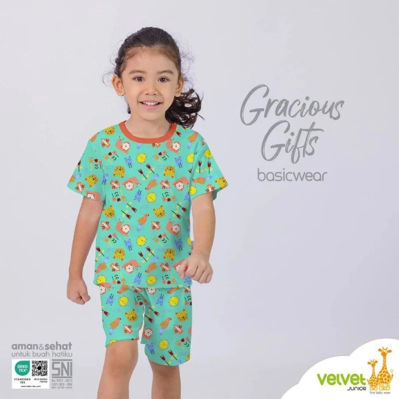 Tododo - VELVET STLN KP PENDEK LB 3PCS GRACIOUS GIFTS