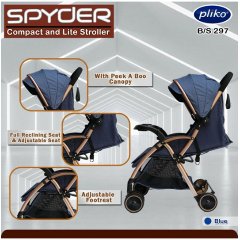 Tododo - PLIKO STROLLER SPYDER 297 BLACK