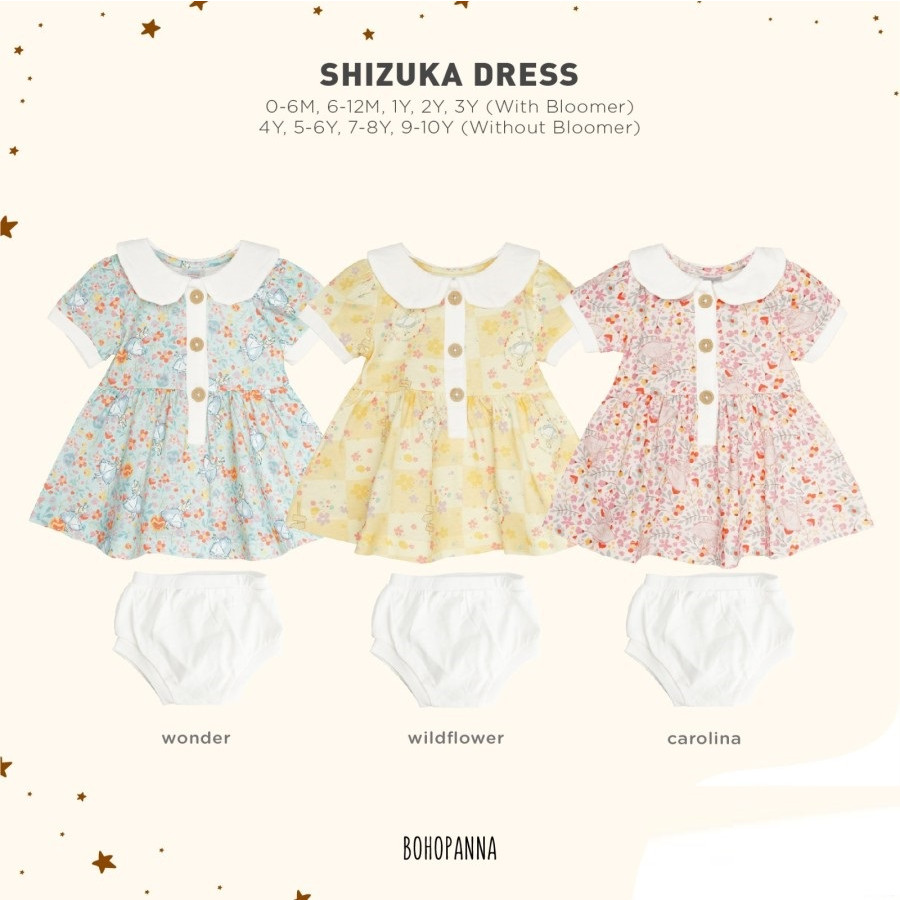 Tododo - BOHO SHIZUKA DRESS 4Y WILDFLOWER