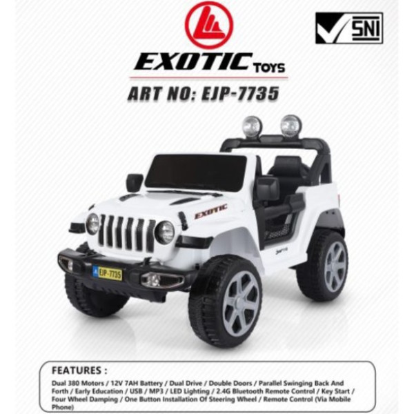 Tododo - EXOTIC MOBIL AKI JEEP EJP-7735 WHITE