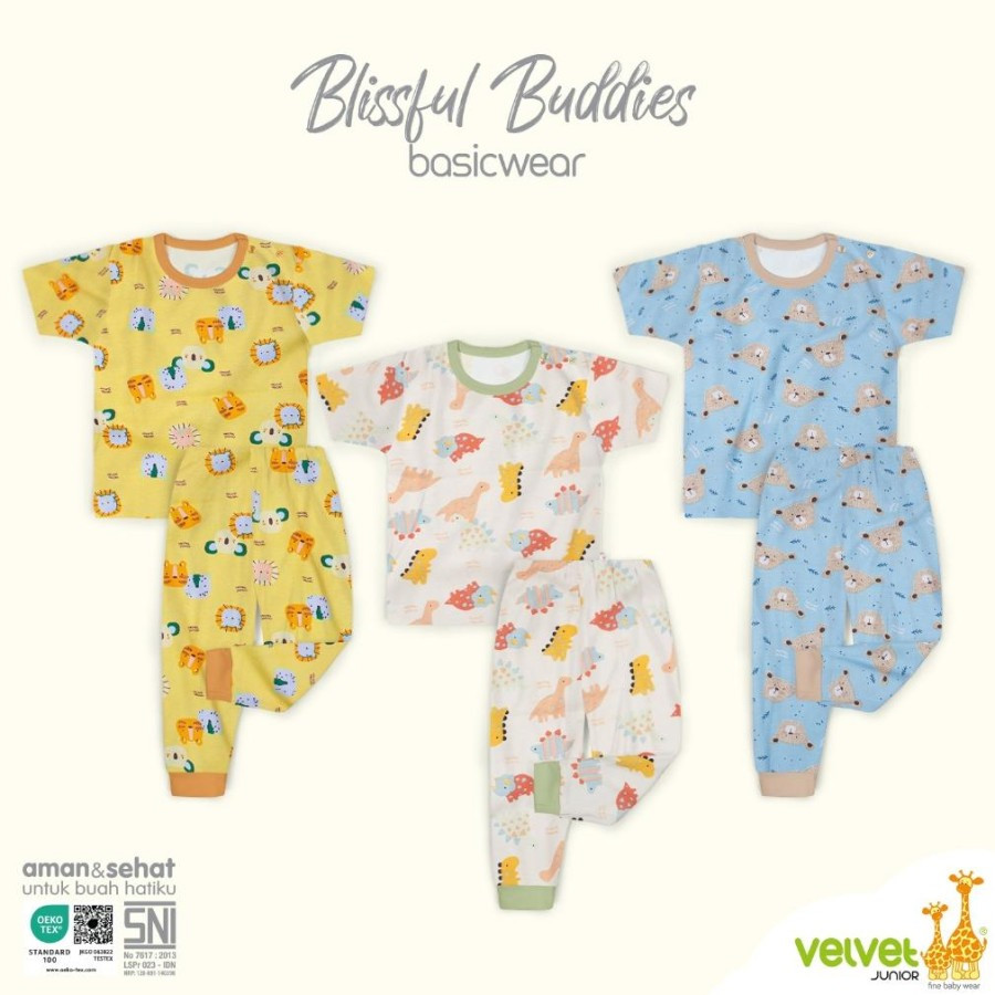 Tododo - VELVET STLN KP PDK + CLNA PNJG M 3PCS BLISSFUL BUDDIES