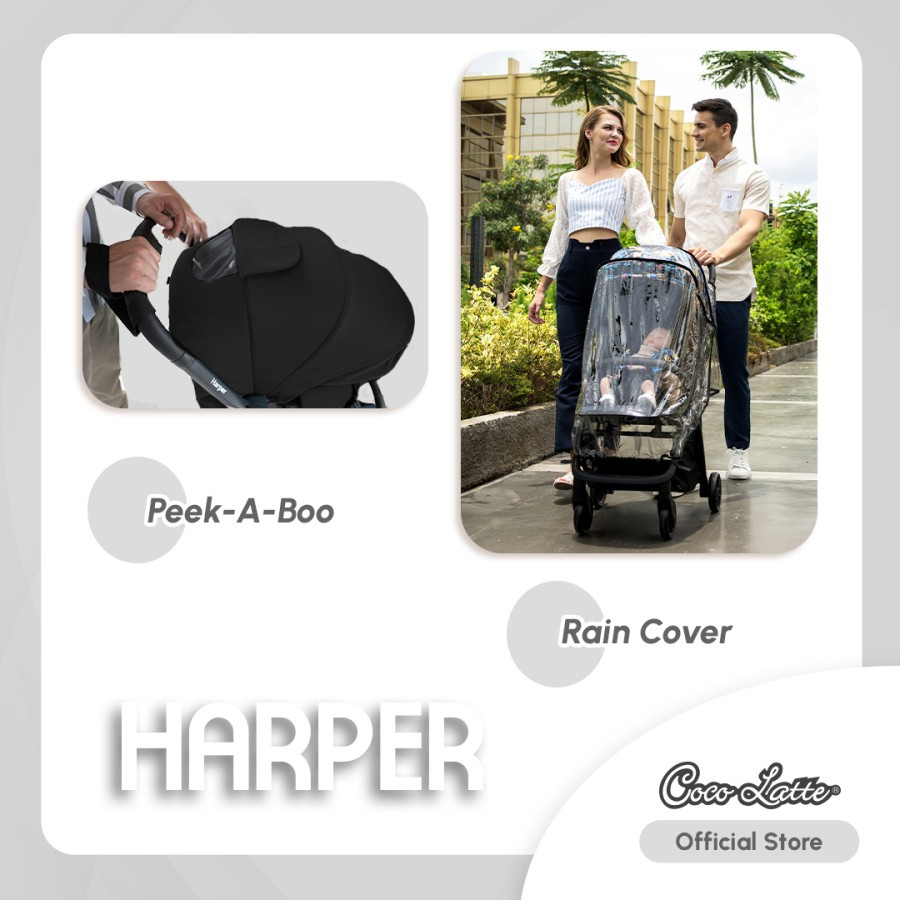 Tododo - COCOLATTE STROLLER CONIC AUTO-PINK