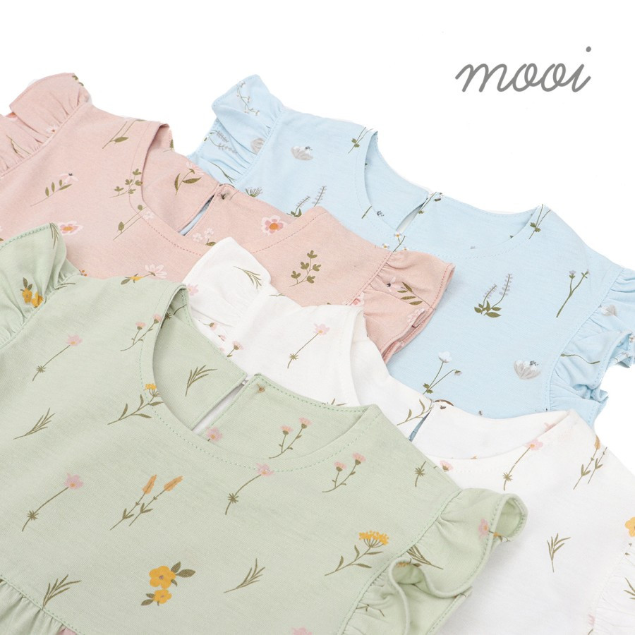 Tododo - MOOI YUR RUFFLE DRESS DUSTY PINK M