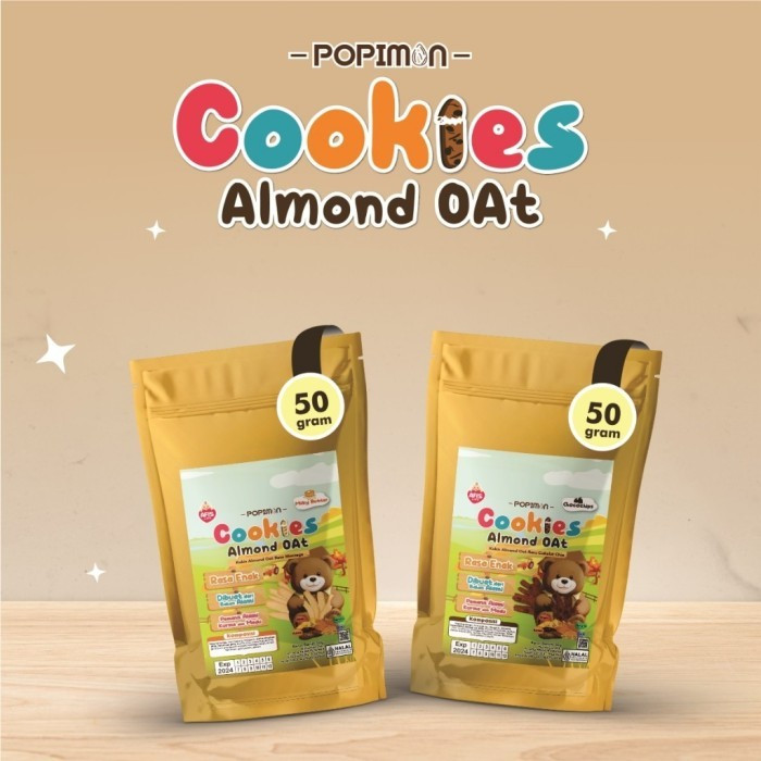 Tododo - AFIS POPIMON COOKIES OAT CHOCOCHIP 50G