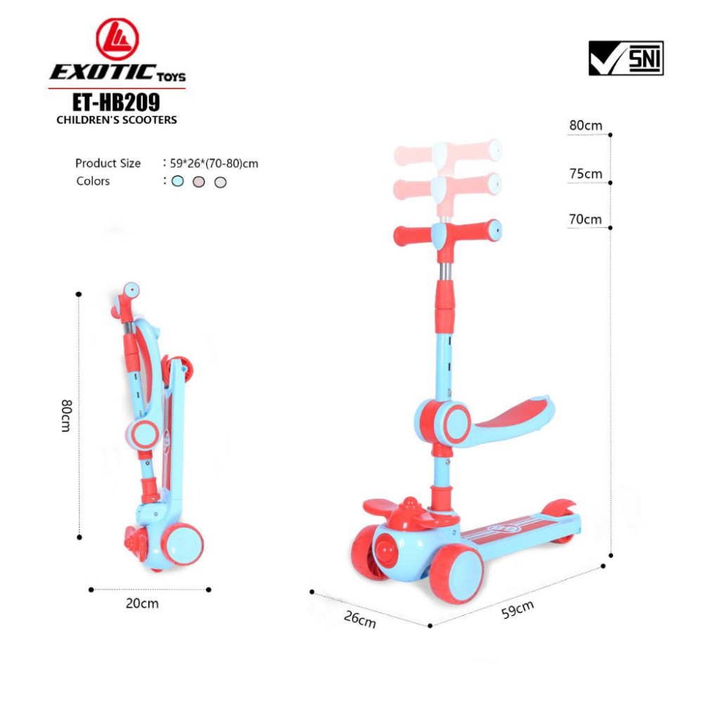 Tododo - EXOTIC SCOOTER ET HB209 PINK