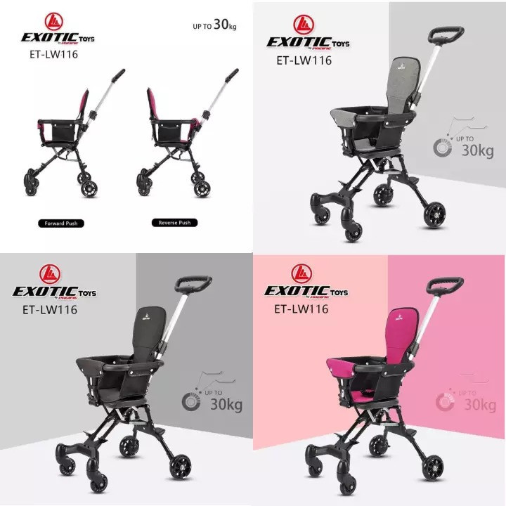 Tododo - EXOTIC STROLLER ET LW-116 BLACK