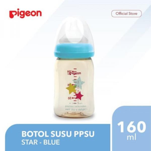 Tododo - PIGEON BOTOL PPSU STAR W/P-PLUS NIPPLE 160 ML