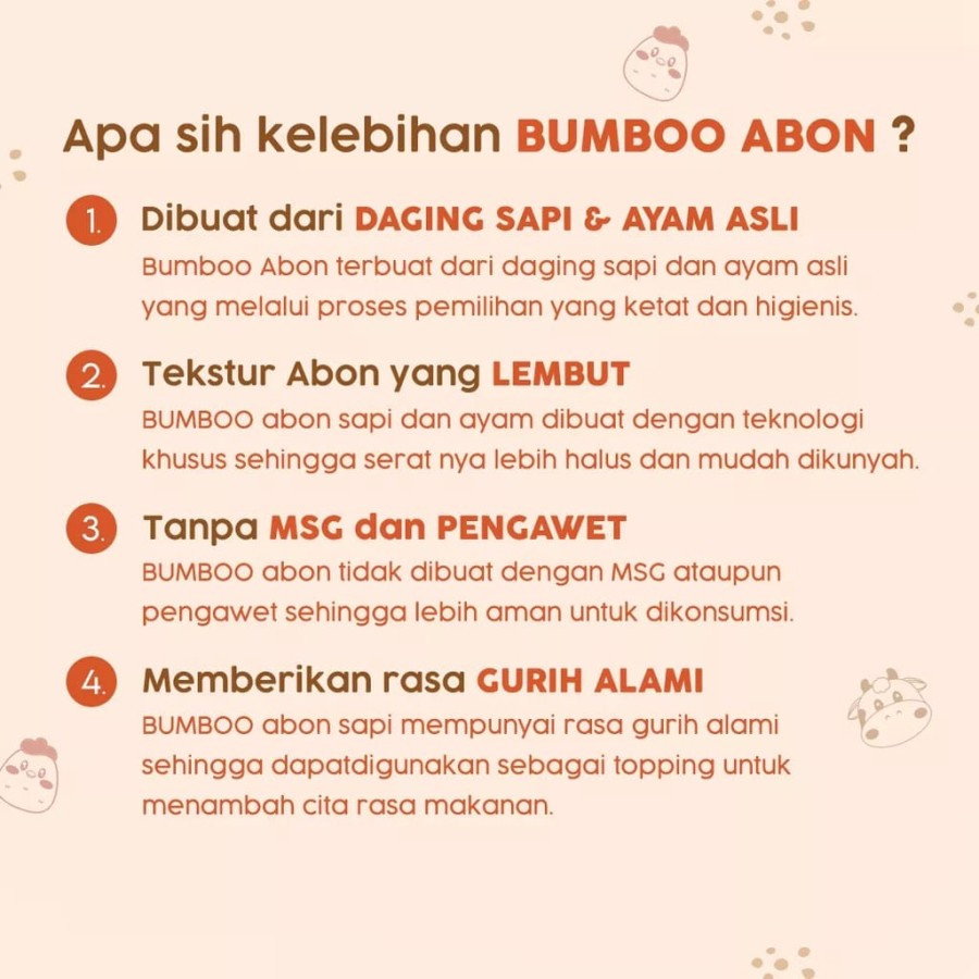 Tododo - BUMBOO ABON SAPI 100G